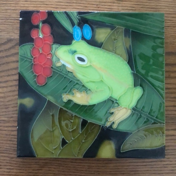 Wall Decor | Set Of 2 Turtle And Frog Tiles 8x8 Each | Poshmark